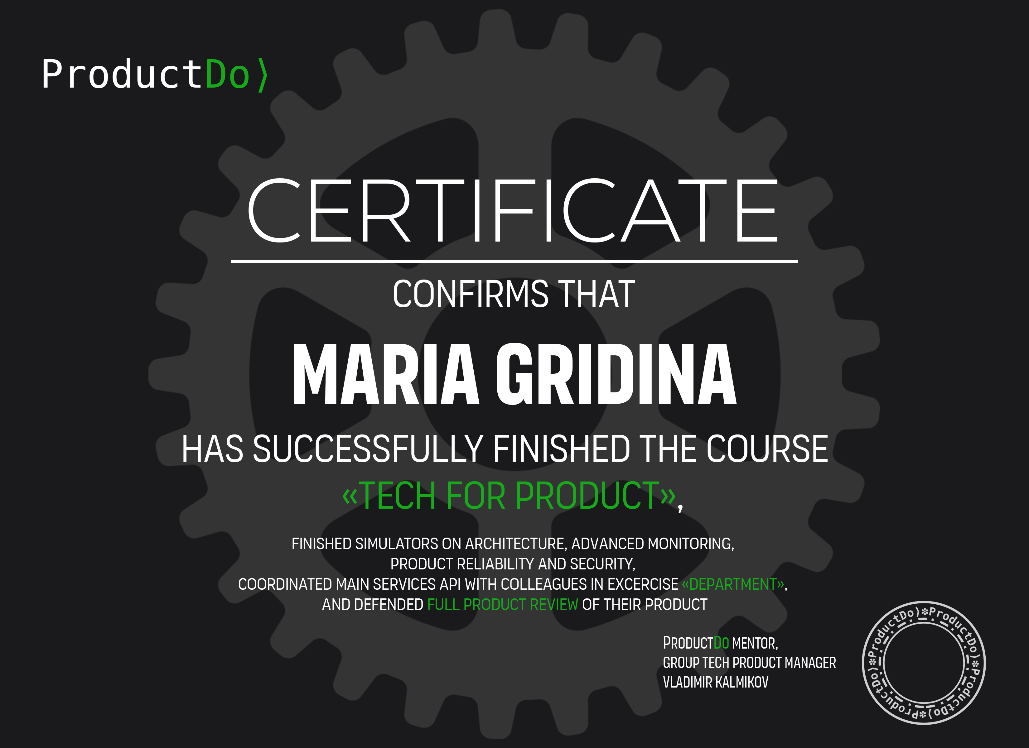 Maria Gridina - FG BCS | LinkedIn